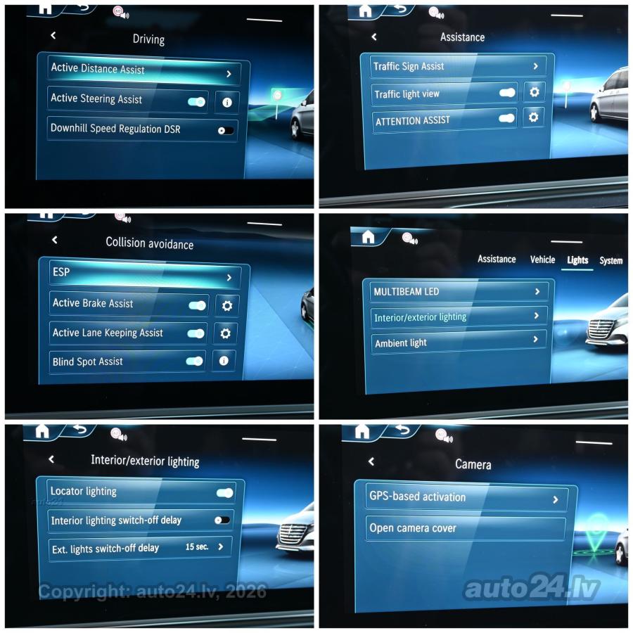 Melns Mercedes-Benz V-Class 2024 Tallina, ar dzinēja tilpumu 2.00 L un nobraukumu 50 tūkst. km par 84990 €, foto 15 vietnē AUTOMOTO.COM.LV