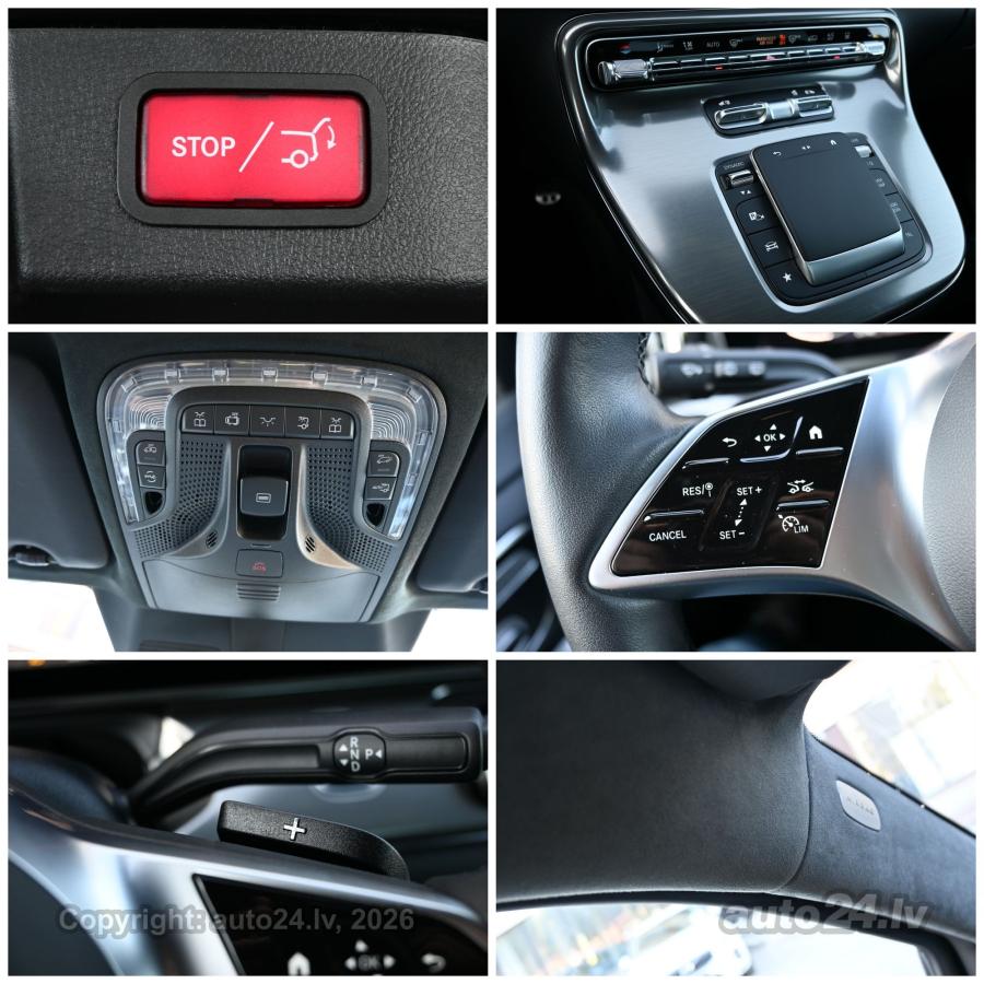 Melns Mercedes-Benz V-Class 2024 Tallina, ar dzinēja tilpumu 2.00 L un nobraukumu 50 tūkst. km par 84990 €, foto 17 vietnē AUTOMOTO.COM.LV