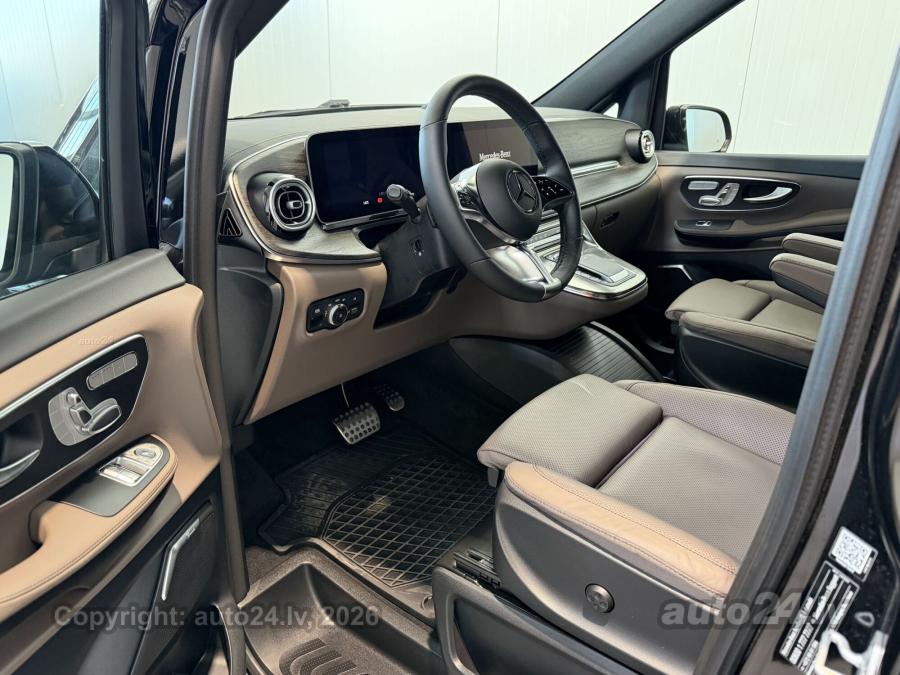 Black Mercedes-Benz V-Class 2026 in Tartu, with an engine capacity of 2.00 L and mileage of 13 thousand km for 97900 €, photo 8 on AUTOMOTO.COM.LV