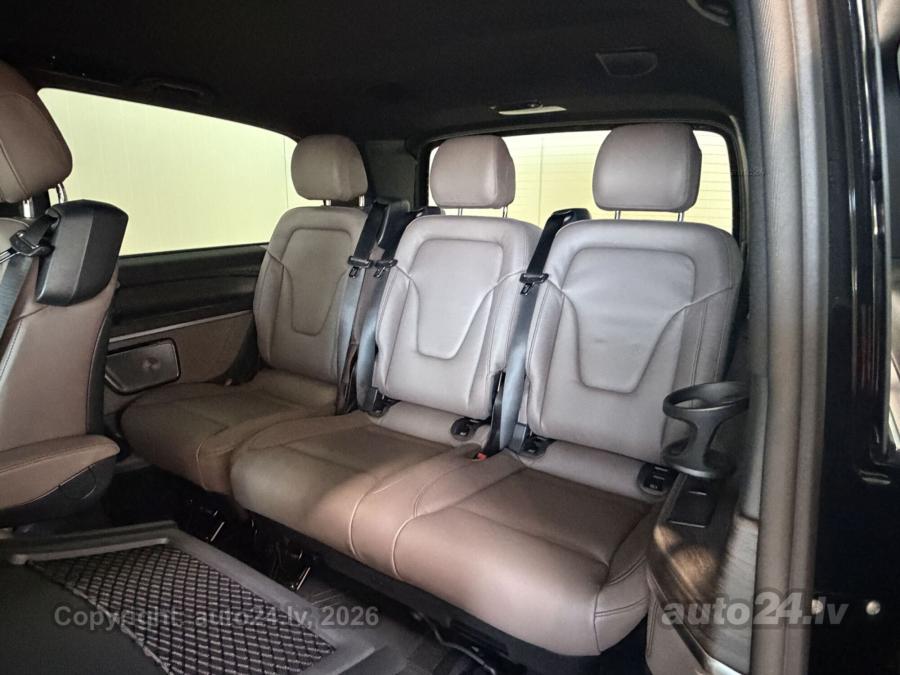 Black Mercedes-Benz V-Class 2026 in Tartu, with an engine capacity of 2.00 L and mileage of 13 thousand km for 97900 €, photo 9 on AUTOMOTO.COM.LV