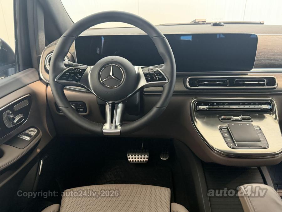 Black Mercedes-Benz V-Class 2026 in Tartu, with an engine capacity of 2.00 L and mileage of 13 thousand km for 97900 €, photo 10 on AUTOMOTO.COM.LV