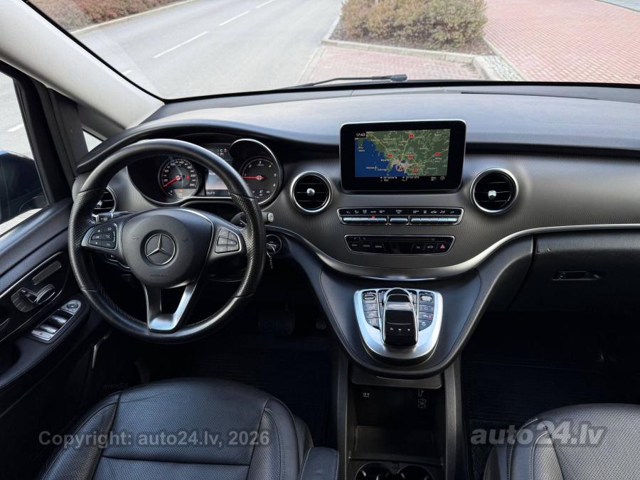 Blue Mercedes-Benz V-Class 2017 in Tallinn, with an engine capacity of 2.10 L and mileage of 247 thousand km for 29900 €, photo 21 on AUTOMOTO.COM.LV