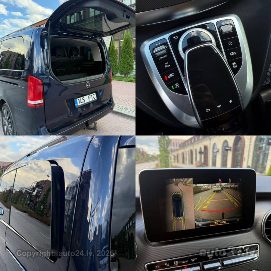 Blue Mercedes-Benz V-Class 2017 in Tallinn, with an engine capacity of 2.10 L and mileage of 247 thousand km for 29900 €, photo 26 on AUTOMOTO.COM.LV