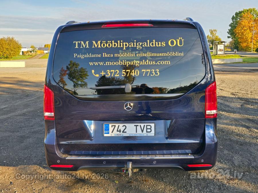 Blue Mercedes-Benz V-Class 2018 in Tallinn, with an engine capacity of 2.10 L and mileage of 240 thousand km for 40000 €, photo 6 on AUTOMOTO.COM.LV