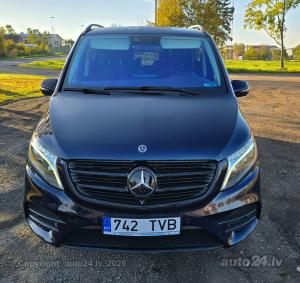 Blue Mercedes-Benz V-Class 2018 in Tallinn, with an engine capacity of 2.10 L and mileage of 240 thousand km for 40000 €, photo 7 on AUTOMOTO.COM.LV