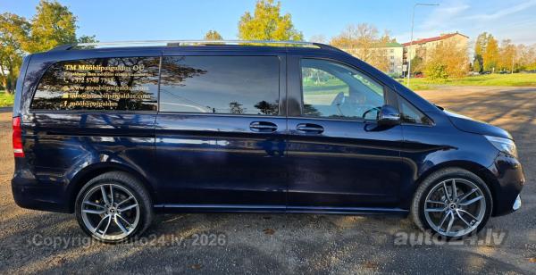 Blue Mercedes-Benz V-Class 2018 in Tallinn, with an engine capacity of 2.10 L and mileage of 240 thousand km for 40000 €, photo 9 on AUTOMOTO.COM.LV