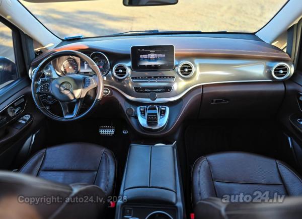 Blue Mercedes-Benz V-Class 2018 in Tallinn, with an engine capacity of 2.10 L and mileage of 240 thousand km for 40000 €, photo 11 on AUTOMOTO.COM.LV
