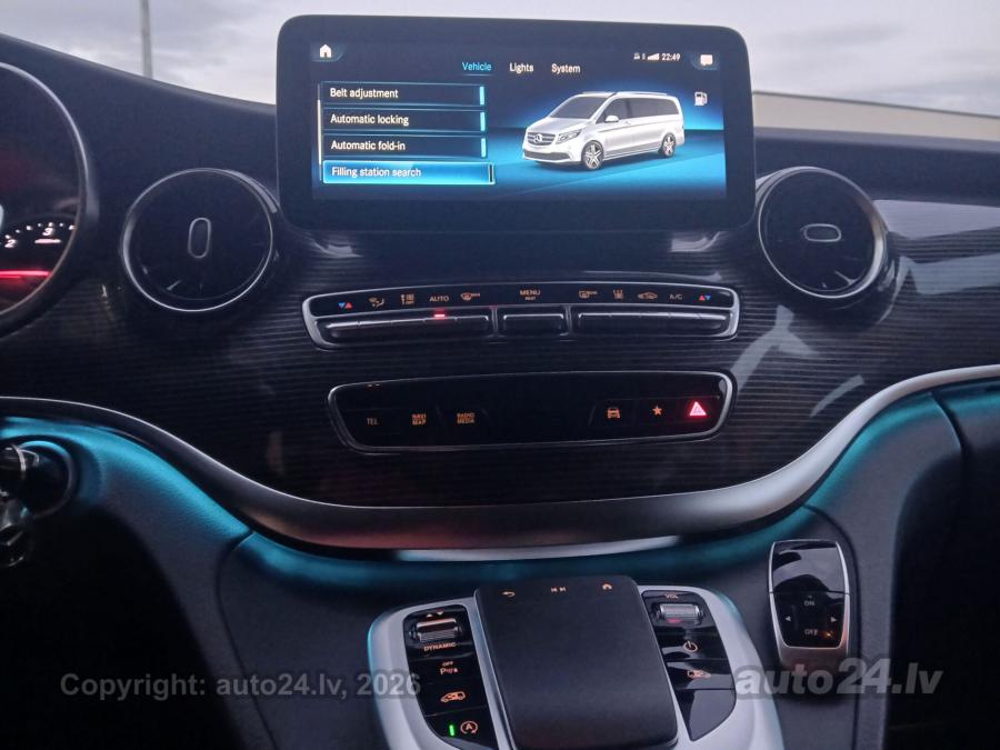 Zils Mercedes-Benz V-Class 2020 Tallina, ar dzinēja tilpumu 2.00 L un nobraukumu 127 tūkst. km par 43490 €, foto 20 vietnē AUTOMOTO.COM.LV