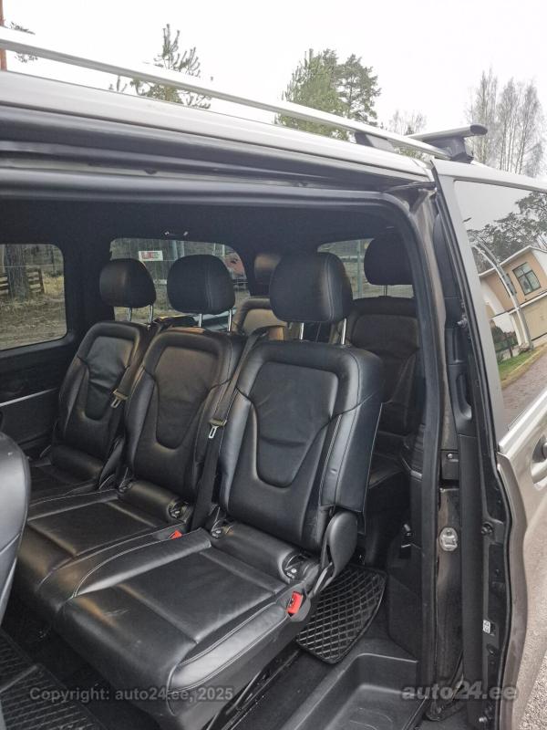 Brown Mercedes-Benz V-Class 2014 in Tallinn, with an engine capacity of 2.10 L and mileage of 282 thousand km for 18500 €, photo 6 on AUTOMOTO.COM.LV
