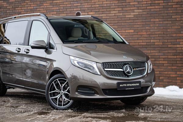 Brown Mercedes-Benz V-Class 2017 in Tartu, with an engine capacity of 2.10 L and mileage of 154 thousand km for 37500 €, photo 1 on AUTOMOTO.COM.LV