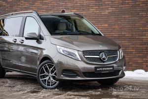 Brown Mercedes-Benz V-Class 2017 in Tartu, with an engine capacity of 2.10 L and mileage of 154 thousand km for 37500 €, photo  on AUTOMOTO.COM.LV