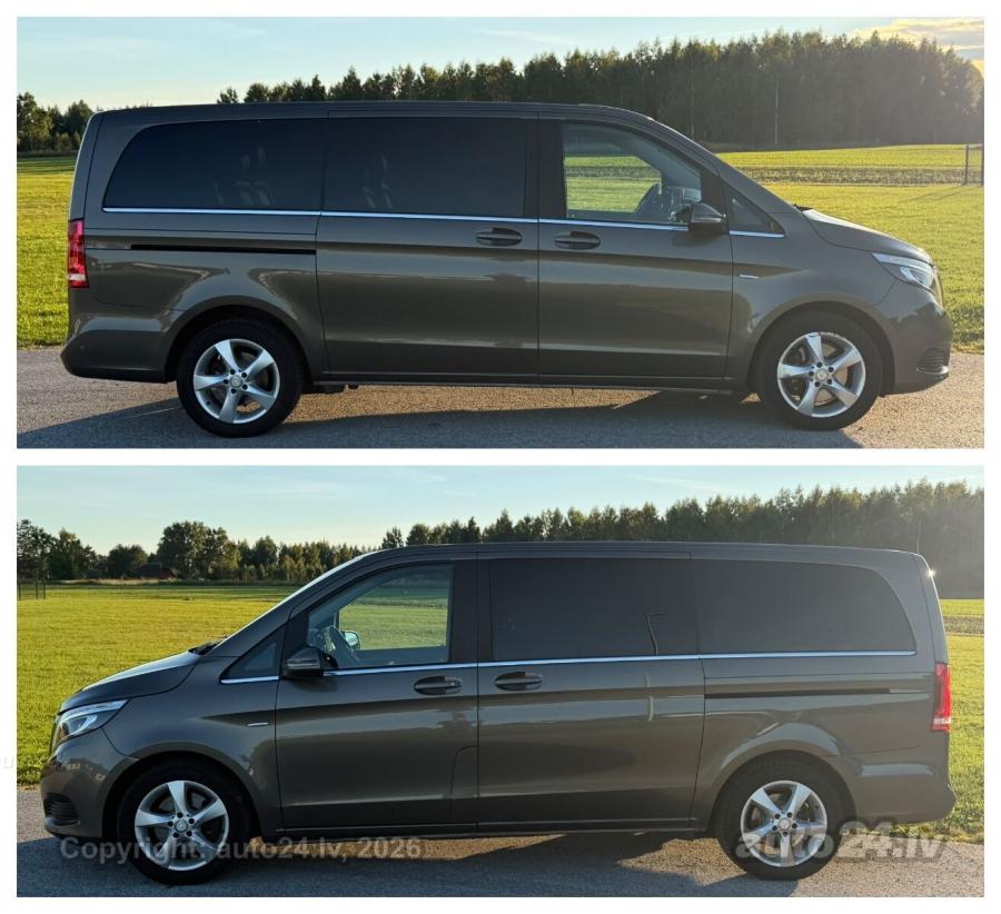 Brown Mercedes-Benz V-Class 2017 in Tartu, with an engine capacity of 2.10 L and mileage of 246 thousand km for 28900 €, photo 8 on AUTOMOTO.COM.LV