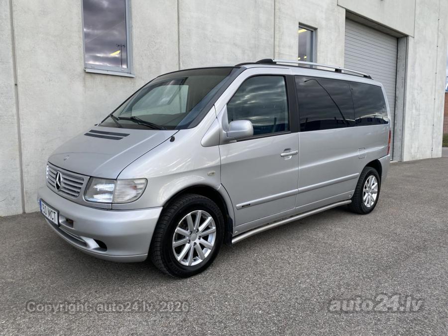 Pelēks Mercedes-Benz V-Class 2001 Tallina, ar dzinēja tilpumu 2.20 L un nobraukumu 390 tūkst. km par 4950 €, foto 1 vietnē AUTOMOTO.COM.LV