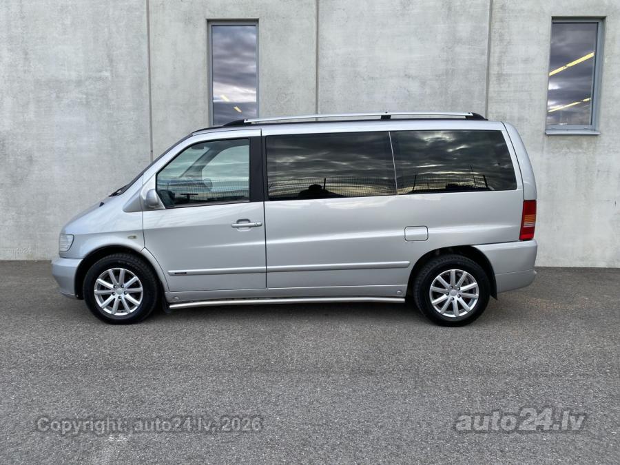 Pelēks Mercedes-Benz V-Class 2001 Tallina, ar dzinēja tilpumu 2.20 L un nobraukumu 390 tūkst. km par 4950 €, foto 5 vietnē AUTOMOTO.COM.LV