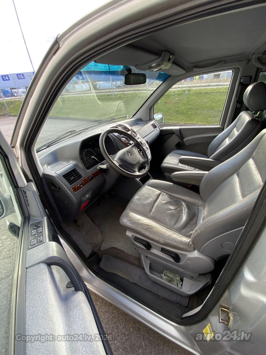 Pelēks Mercedes-Benz V-Class 2001 Tallina, ar dzinēja tilpumu 2.20 L un nobraukumu 390 tūkst. km par 4950 €, foto 18 vietnē AUTOMOTO.COM.LV