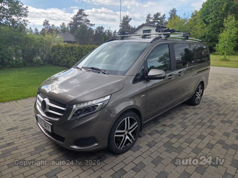 Grey Mercedes-Benz V-Class 2016 in Tallinn, with an engine capacity of 2.10 L and mileage of 241 thousand km for 29000 €, photo 1 on AUTOMOTO.COM.LV