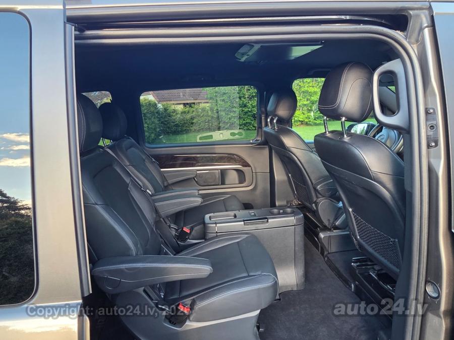 Grey Mercedes-Benz V-Class 2016 in Tallinn, with an engine capacity of 2.10 L and mileage of 241 thousand km for 29000 €, photo 21 on AUTOMOTO.COM.LV