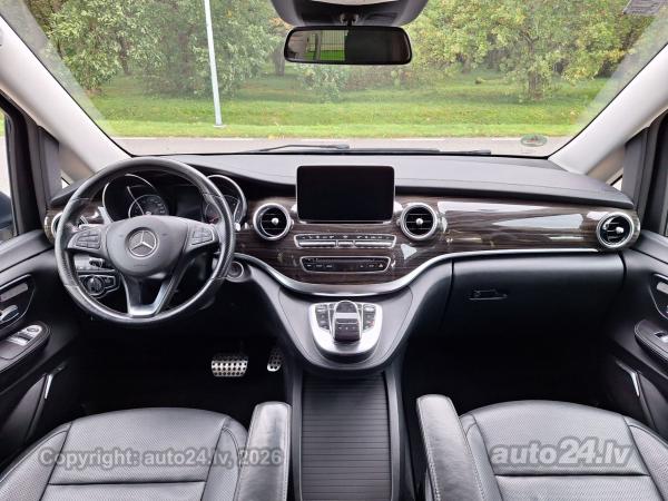 Grey Mercedes-Benz V-Class 2017 in Parnu, with an engine capacity of 2.10 L and mileage of 179 thousand km for 33900 €, photo 9 on AUTOMOTO.COM.LV