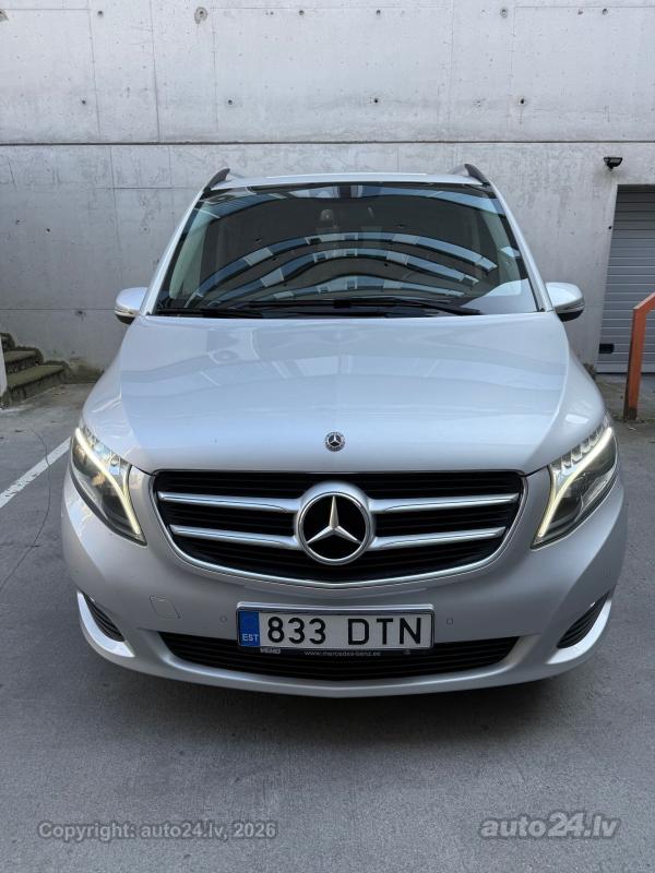 Grey Mercedes-Benz V-Class 2019 in Tallinn, with an engine capacity of 2.10 L and mileage of 110 thousand km for 39750 €, photo 3 on AUTOMOTO.COM.LV