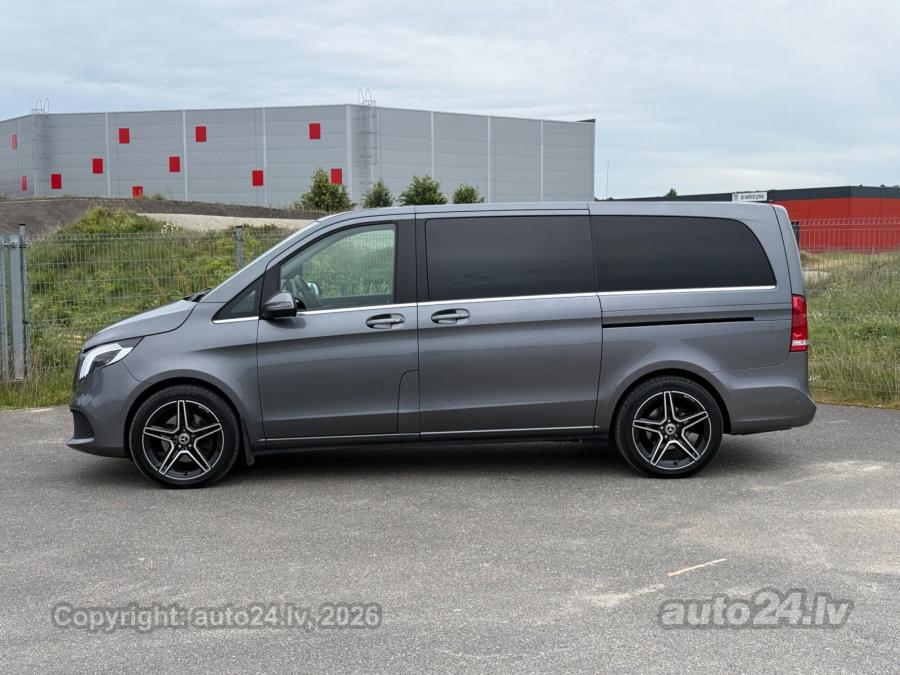 Grey Mercedes-Benz V-Class 2019 in Tallinn, with an engine capacity of 2.00 L and mileage of 216 thousand km for 34990 €, photo 5 on AUTOMOTO.COM.LV
