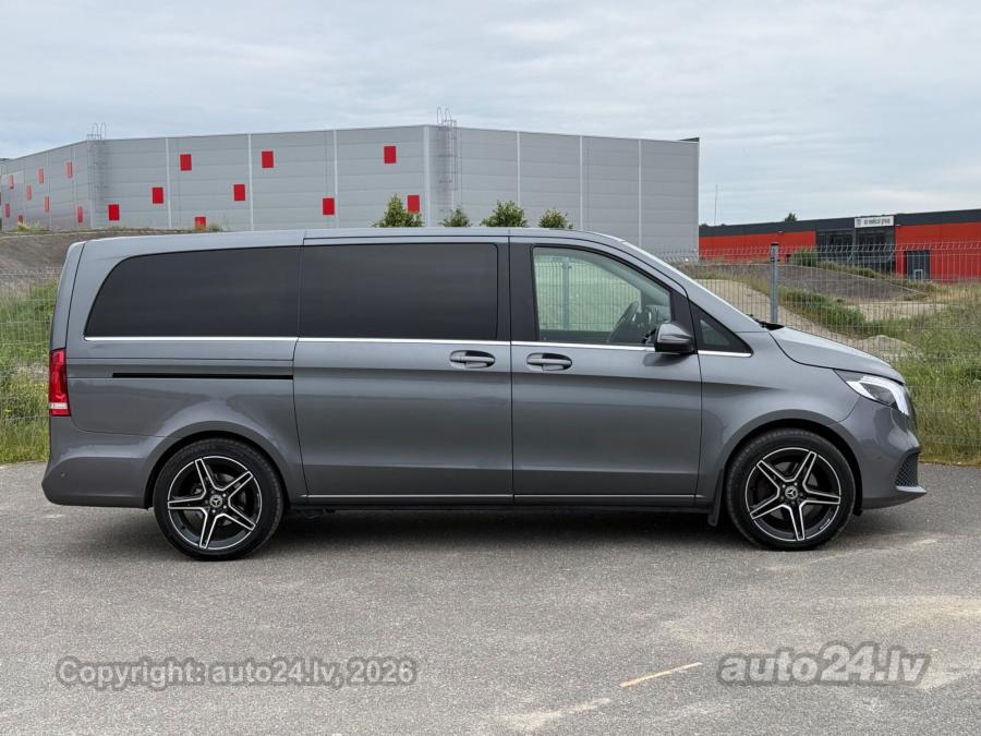 Grey Mercedes-Benz V-Class 2019 in Tallinn, with an engine capacity of 2.00 L and mileage of 216 thousand km for 34990 €, photo 9 on AUTOMOTO.COM.LV