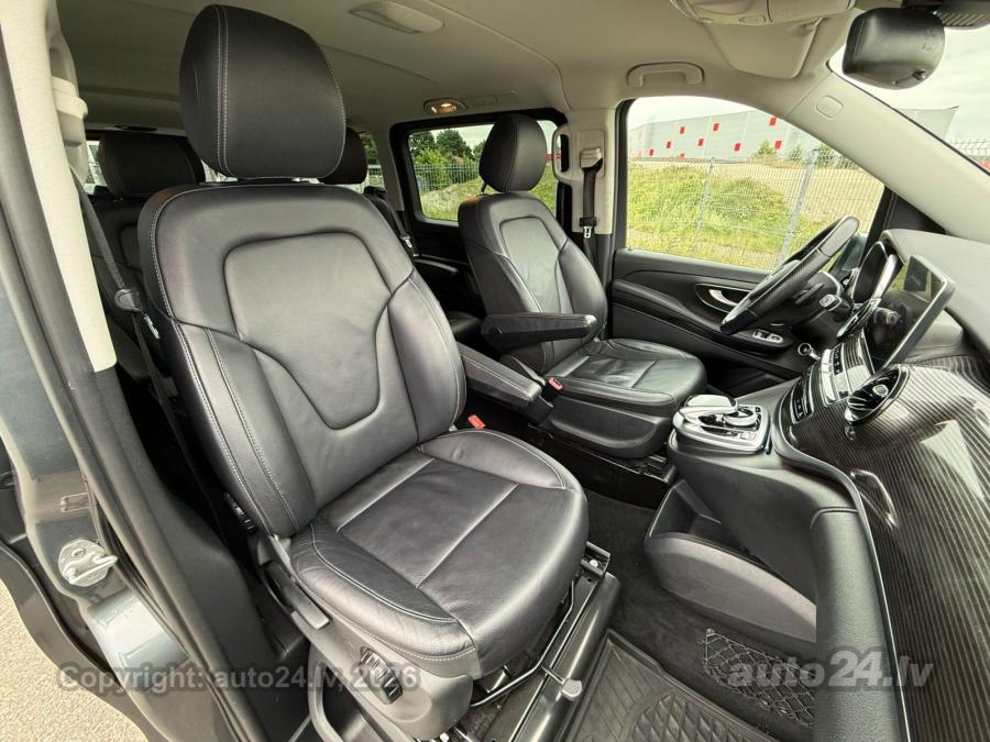 Grey Mercedes-Benz V-Class 2019 in Tallinn, with an engine capacity of 2.00 L and mileage of 216 thousand km for 34990 €, photo 11 on AUTOMOTO.COM.LV