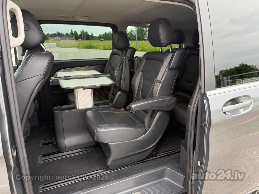 Grey Mercedes-Benz V-Class 2019 in Tallinn, with an engine capacity of 2.00 L and mileage of 216 thousand km for 34990 €, photo 13 on AUTOMOTO.COM.LV