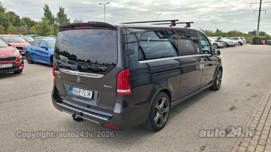 Grey Mercedes-Benz V-Class 2020 in Tartu, with an engine capacity of 2.00 L and mileage of 179 thousand km for 44990 €, photo 8 on AUTOMOTO.COM.LV