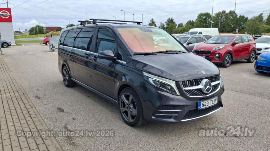 Grey Mercedes-Benz V-Class 2020 in Tartu, with an engine capacity of 2.00 L and mileage of 179 thousand km for 44990 €, photo 9 on AUTOMOTO.COM.LV