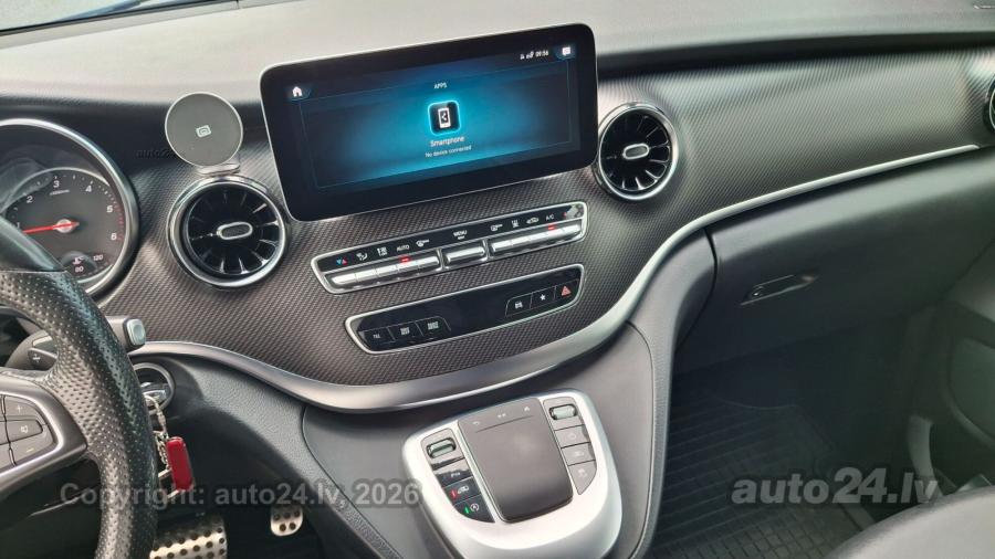 Grey Mercedes-Benz V-Class 2020 in Tartu, with an engine capacity of 2.00 L and mileage of 179 thousand km for 44990 €, photo 22 on AUTOMOTO.COM.LV