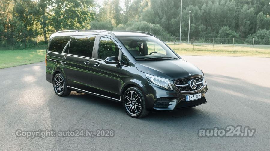 Grey Mercedes-Benz V-Class 2022 in Tallinn, with an engine capacity of 2.00 L and mileage of 151 thousand km for 63000 €, photo 1 on AUTOMOTO.COM.LV