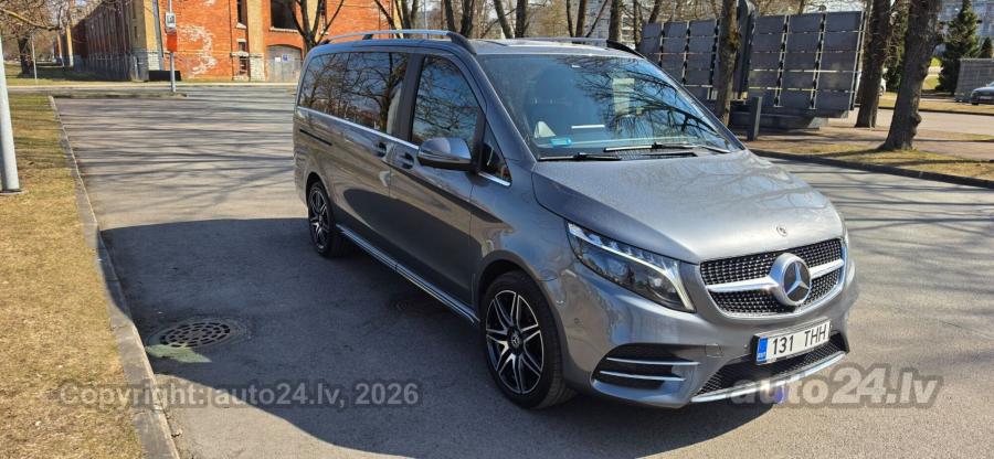 Grey Mercedes-Benz V-Class 2023 in Tallinn, with an engine capacity of 2.00 L and mileage of 110 thousand km for 65000 €, photo 6 on AUTOMOTO.COM.LV