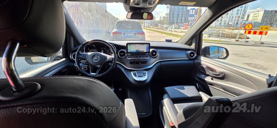 Grey Mercedes-Benz V-Class 2023 in Tallinn, with an engine capacity of 2.00 L and mileage of 110 thousand km for 65000 €, photo 17 on AUTOMOTO.COM.LV