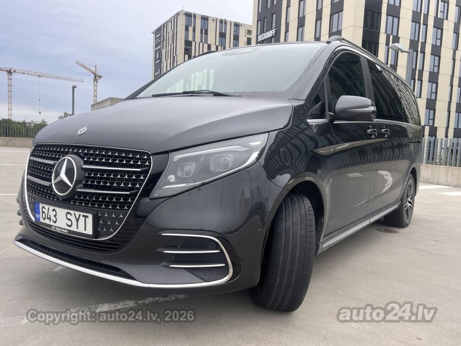 Pelēks Mercedes-Benz V-Class 2024 Tallina, ar dzinēja tilpumu 2.00 L un nobraukumu 75 tūkst. km par 76990 €, foto 3 vietnē AUTOMOTO.COM.LV
