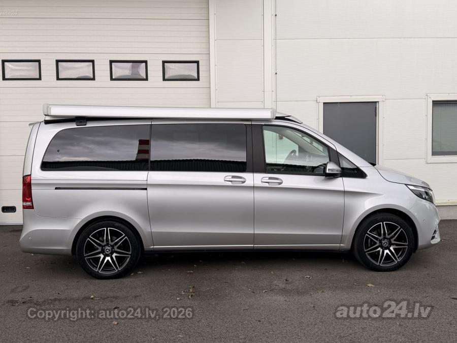 Pelēks Mercedes-Benz V-Class 2024 Tallina, ar dzinēja tilpumu 2.00 L un nobraukumu 27 tūkst. km par 83080 €, foto 3 vietnē AUTOMOTO.COM.LV