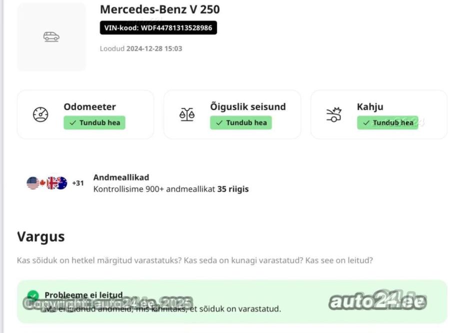Mercedes-Benz V-Class 2018 Tartu, ar dzinēja tilpumu 2.10 L un nobraukumu 135 tūkst. km par 44999 €, foto 27 vietnē AUTOMOTO.COM.LV