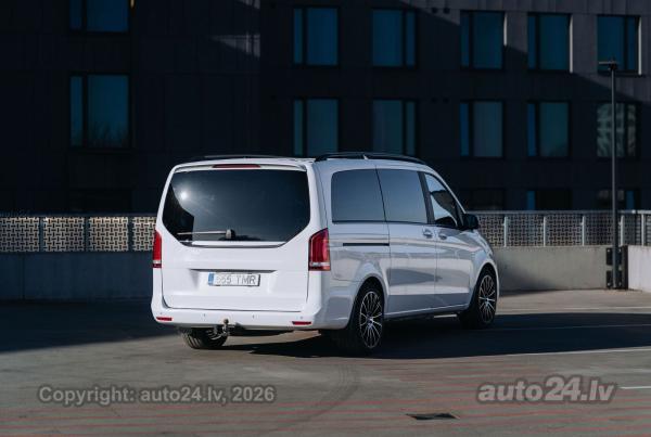 White Mercedes-Benz V-Class 2016 in Tallinn, with an engine capacity of 2.10 L and mileage of 364 thousand km for 29900 €, photo 7 on AUTOMOTO.COM.LV