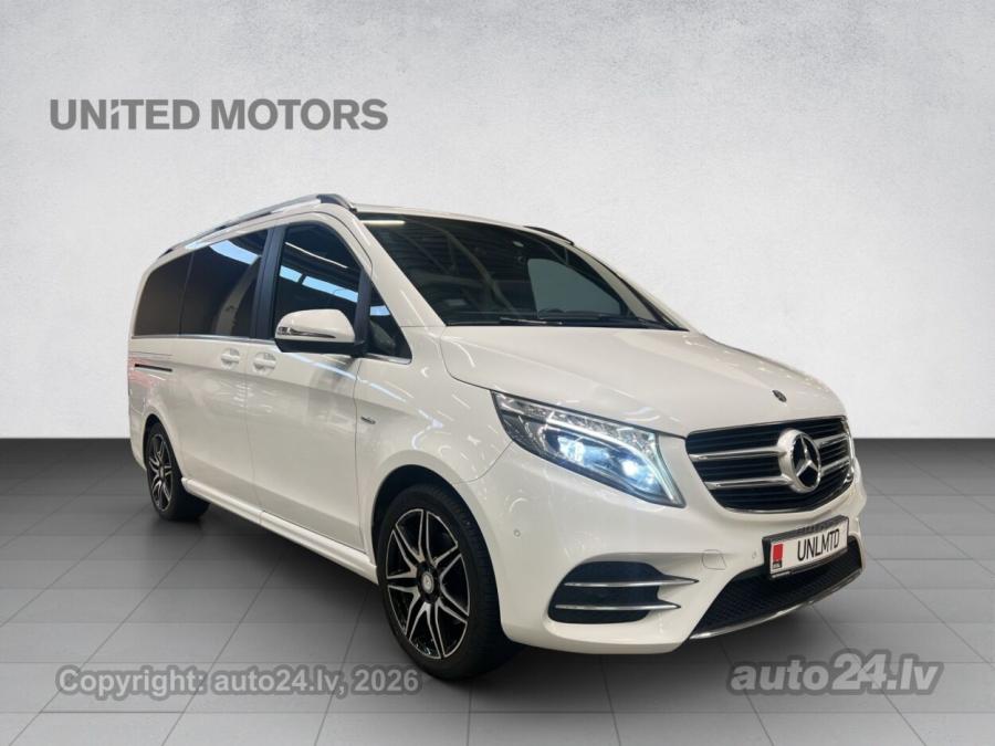 White Mercedes-Benz V-Class 2017 in Tallinn, with an engine capacity of 2.10 L and mileage of 171 thousand km for 29900 €, photo 3 on AUTOMOTO.COM.LV