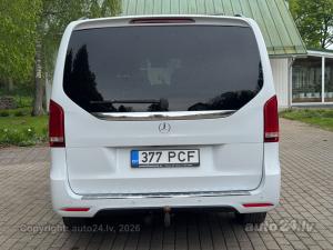 White Mercedes-Benz V-Class 2017 in Tallinn, with an engine capacity of 2.10 L and mileage of 154 thousand km for 39000 €, photo 6 on AUTOMOTO.COM.LV