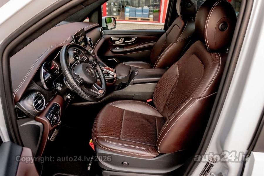 White Mercedes-Benz V-Class 2017 in Parnu, with an engine capacity of 2.10 L and mileage of 133 thousand km for 41900 €, photo 12 on AUTOMOTO.COM.LV