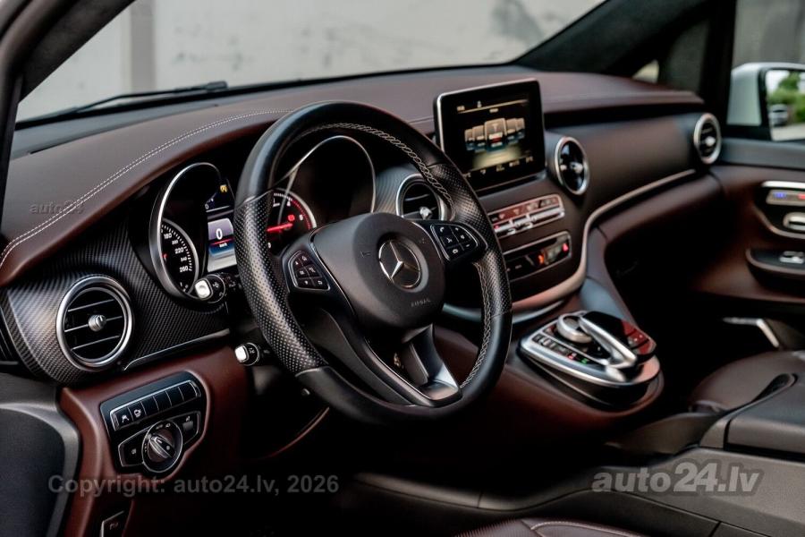 White Mercedes-Benz V-Class 2017 in Parnu, with an engine capacity of 2.10 L and mileage of 133 thousand km for 41900 €, photo 14 on AUTOMOTO.COM.LV
