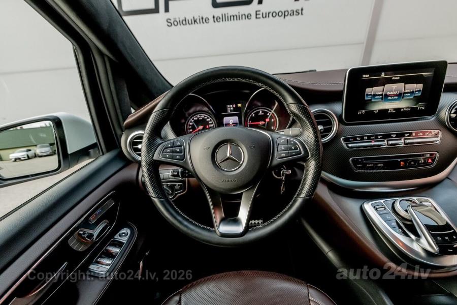 White Mercedes-Benz V-Class 2017 in Parnu, with an engine capacity of 2.10 L and mileage of 133 thousand km for 41900 €, photo 16 on AUTOMOTO.COM.LV