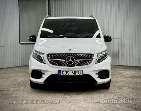 White Mercedes-Benz V-Class 2018 in Tallinn, with an engine capacity of 2.10 L and mileage of 107 thousand km for 49990 €, photo 2 on AUTOMOTO.COM.LV
