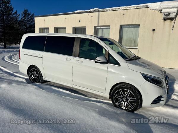 White Mercedes-Benz V-Class 2019 in Tallinn, with an engine capacity of 2.00 L and mileage of 222 thousand km for 44900 €, photo 6 on AUTOMOTO.COM.LV
