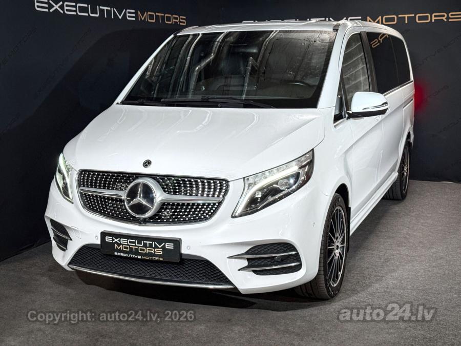 White Mercedes-Benz V-Class 2021 in Tallinn, with an engine capacity of 2.00 L and mileage of 200 thousand km for 43900 €, photo 14 on AUTOMOTO.COM.LV