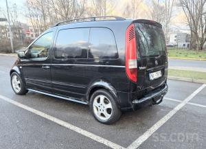 Black Mercedes-Benz Vaneo 2006 in Riga, with an engine capacity of 1.70 L and mileage of 287 thousand km for 1600 €, photo 2 on AUTOMOTO.COM.LV