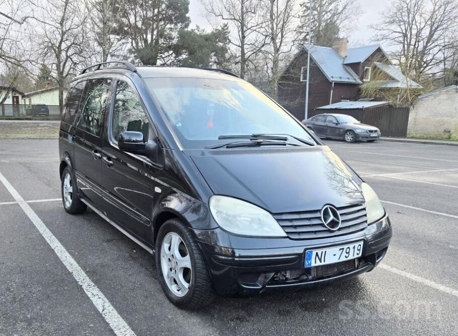Melns Mercedes-Benz Vaneo 2006 Rīga, ar dzinēja tilpumu 1.70 L un nobraukumu 287 tūkst. km par 990 €, foto 1 vietnē AUTOMOTO.COM.LV