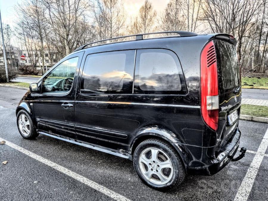 Melns Mercedes-Benz Vaneo 2006 Rīga, ar dzinēja tilpumu 1.70 L un nobraukumu 287 tūkst. km par 990 €, foto 8 vietnē AUTOMOTO.COM.LV