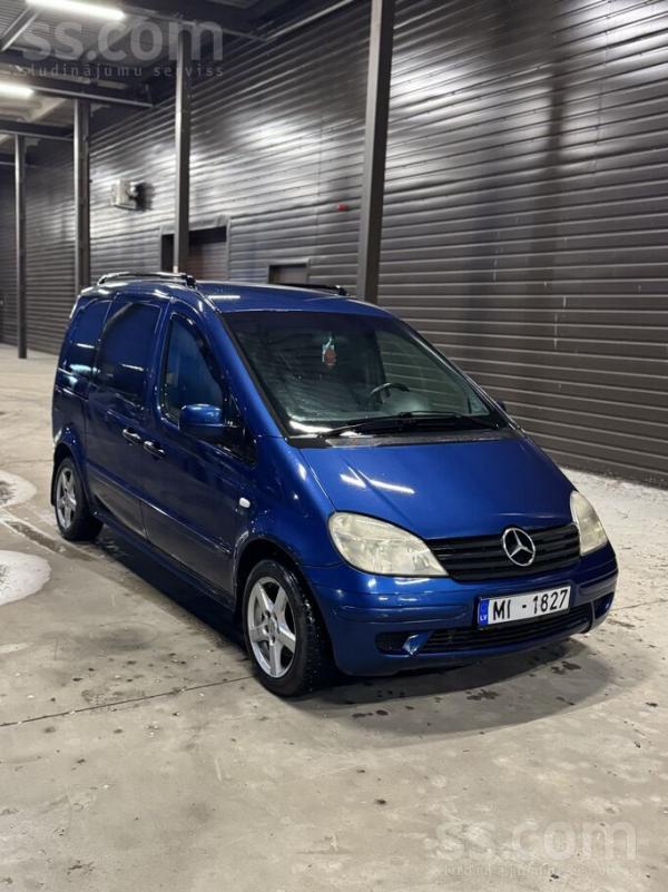 Blue Mercedes-Benz Vaneo 2003 in Liepaja, with an engine capacity of 1.70 L and mileage of 325 thousand km for 950 €, photo 1 on AUTOMOTO.COM.LV