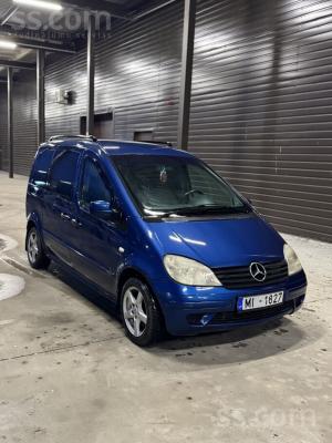 Blue Mercedes-Benz Vaneo 2003 in Liepaja, with an engine capacity of 1.70 L and mileage of 325 thousand km for 950 €, photo 1 on AUTOMOTO.COM.LV